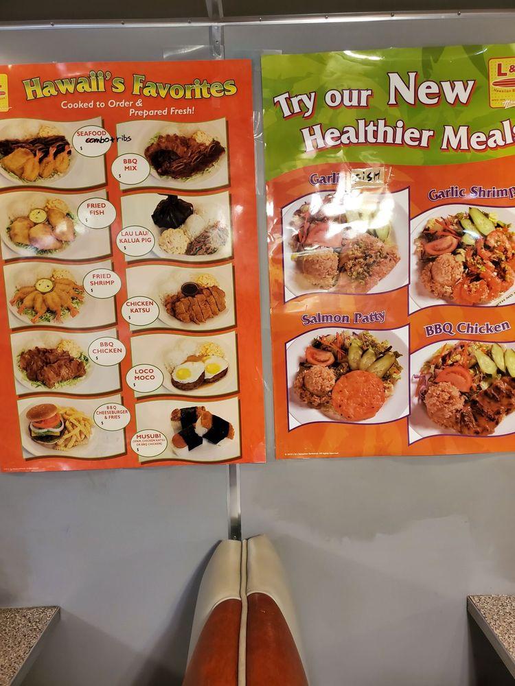 Menu at L&L Hawaiian Barbecue, Las Vegas, N Buffalo Dr