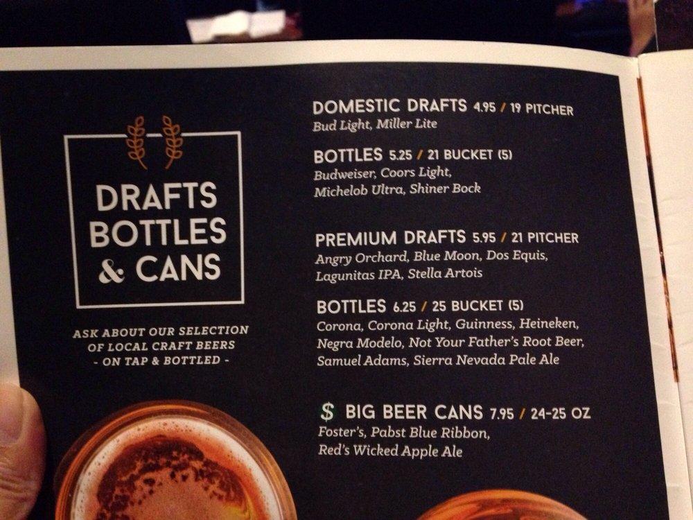 Menu at Studio Movie Grill pub & bar, Rocklin