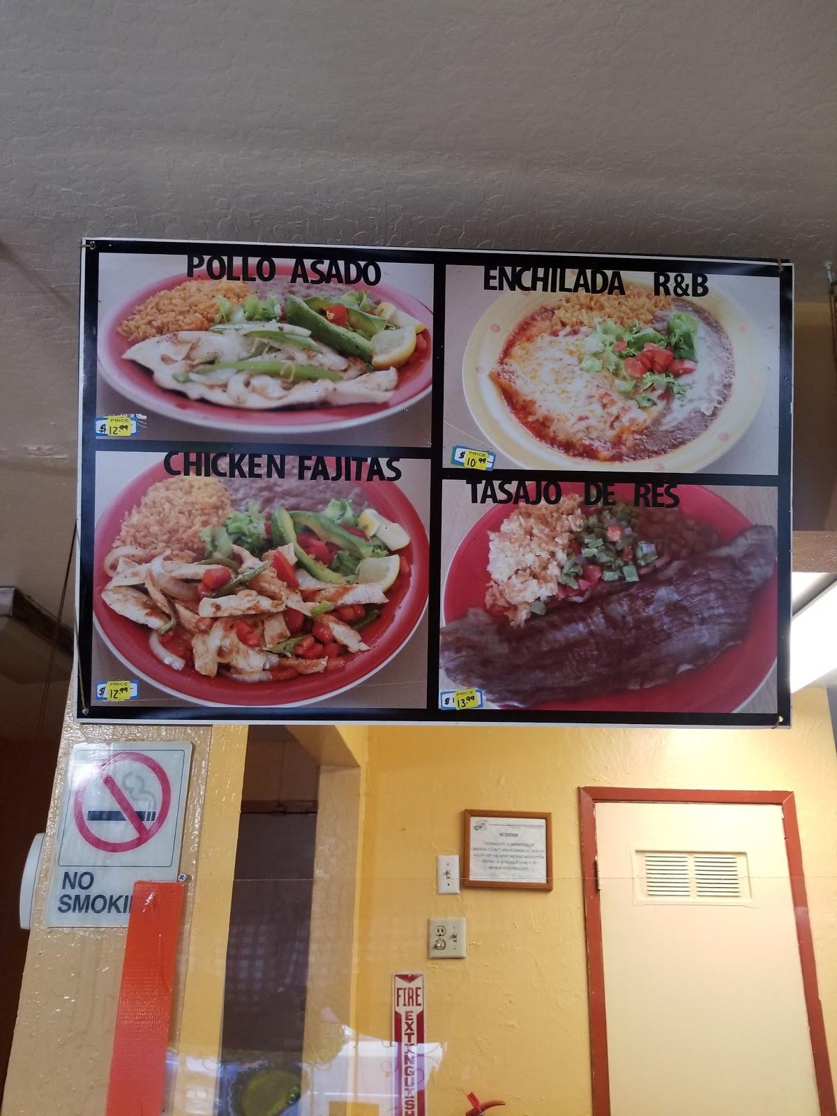Menu at Casa De Tacos Neza restaurant, Madera