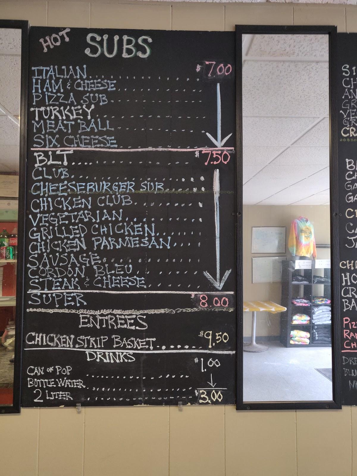 Menu at Towne Square Pizza Pinckney pizzeria, Pinckney
