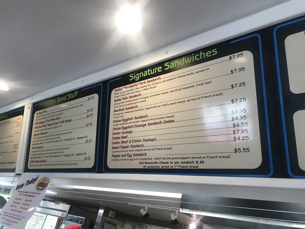 Menu at Big Ange's Eatery BBQ, Arlington Heights