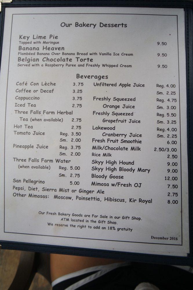 Menu at Blue Heaven pub & bar, Key West