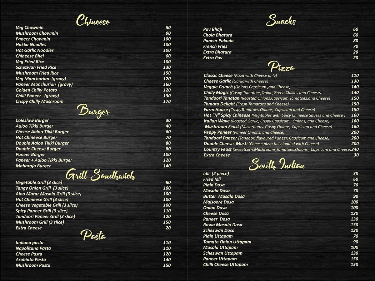 Menu at Sharma Food Court, Ajmer