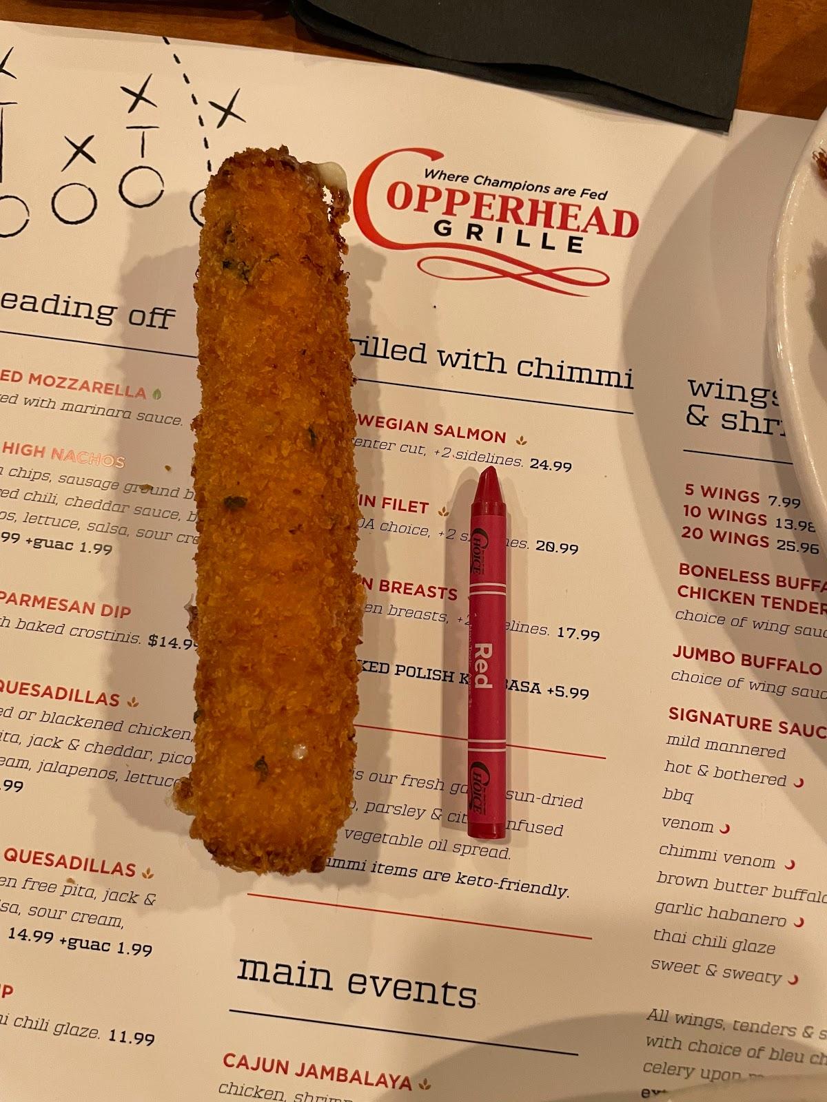 Copperhead Grill Menu at Mark Morris blog