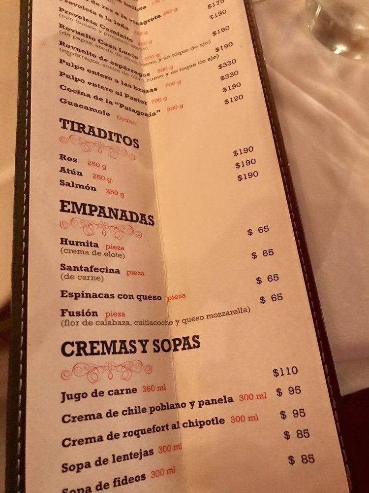 Menu at La Vaca Argentina Steak House steakhouse, Puerto Vallarta, Av ...