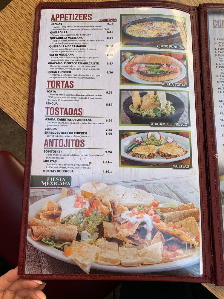 Menu at Mexico Lindo Restaurant, Rancho Cucamonga, Archibald Ave g