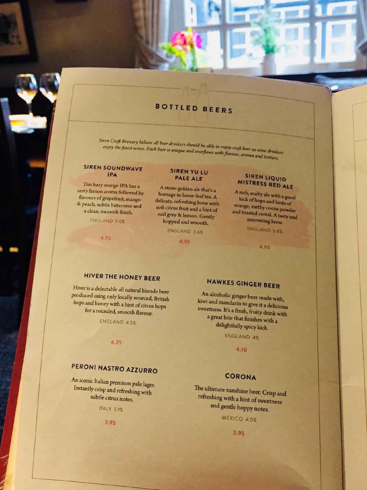 Menu at Sheep Heid Inn Edinburgh pub & bar, Edinburgh
