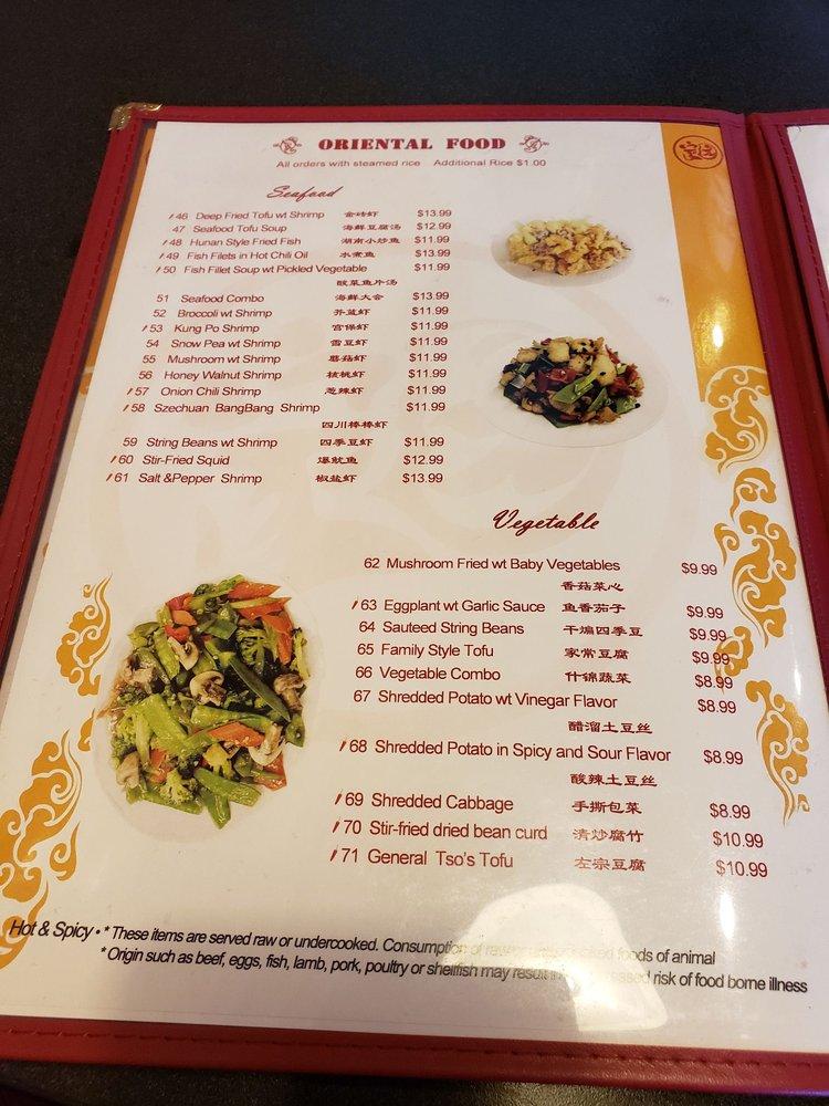Menu at Family Garden restaurant, Richland