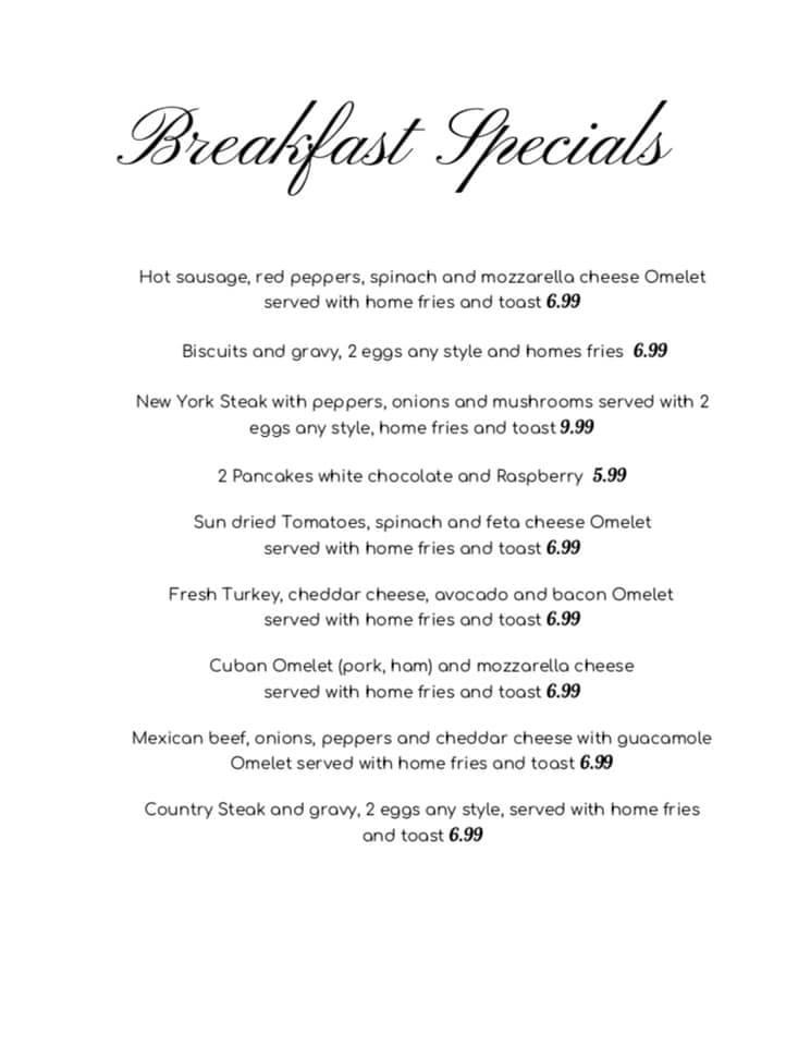 Menu at Good Friends Diner restaurant, Bristol