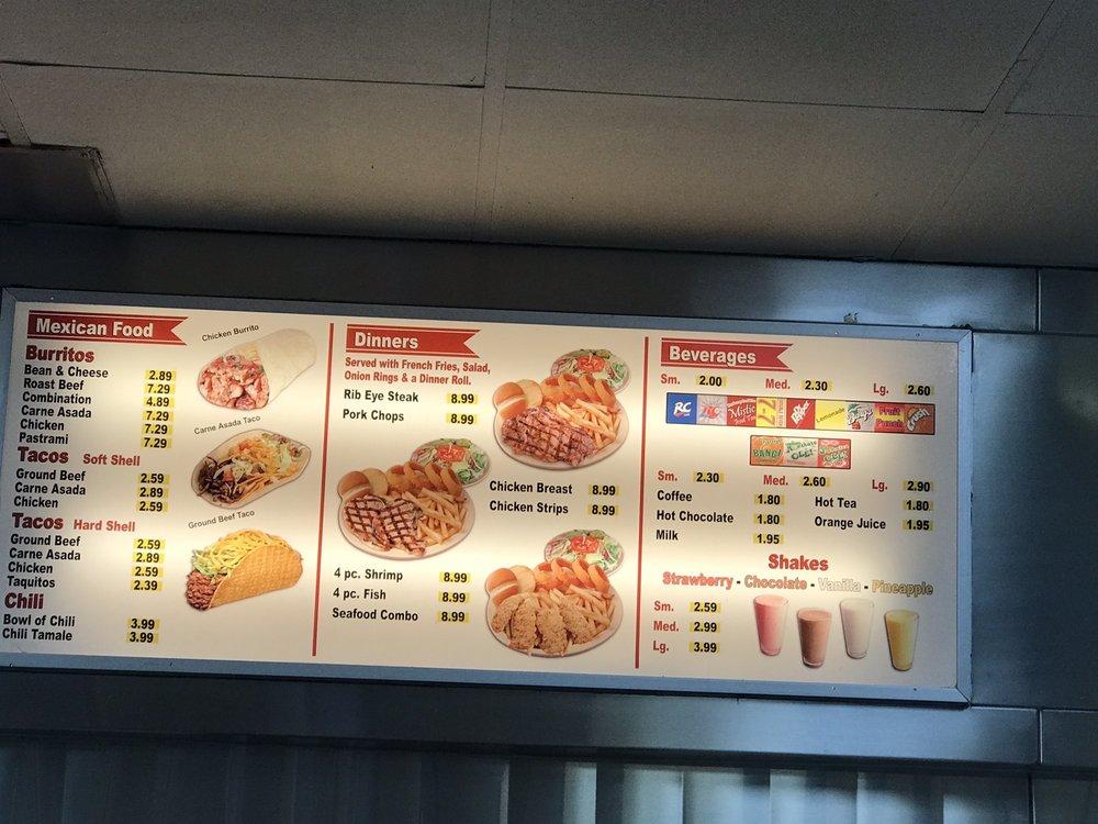 Menu at Imperial Burgers restaurant, Buena Park