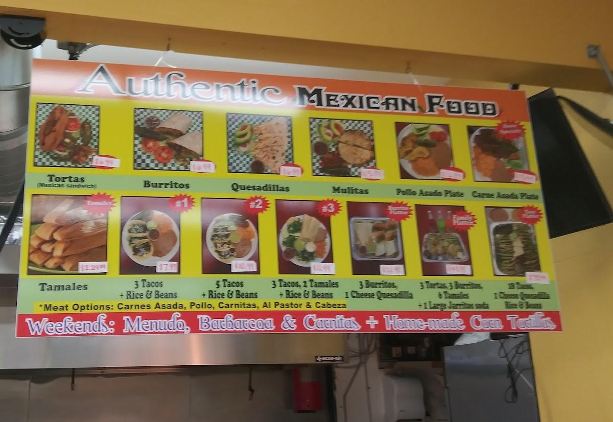 Menu at Tres Reinas Market restaurant, Enumclaw