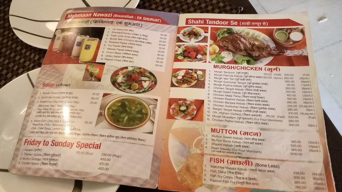 Menu at Nafees Restaurant, Indore, Apollo Avenue