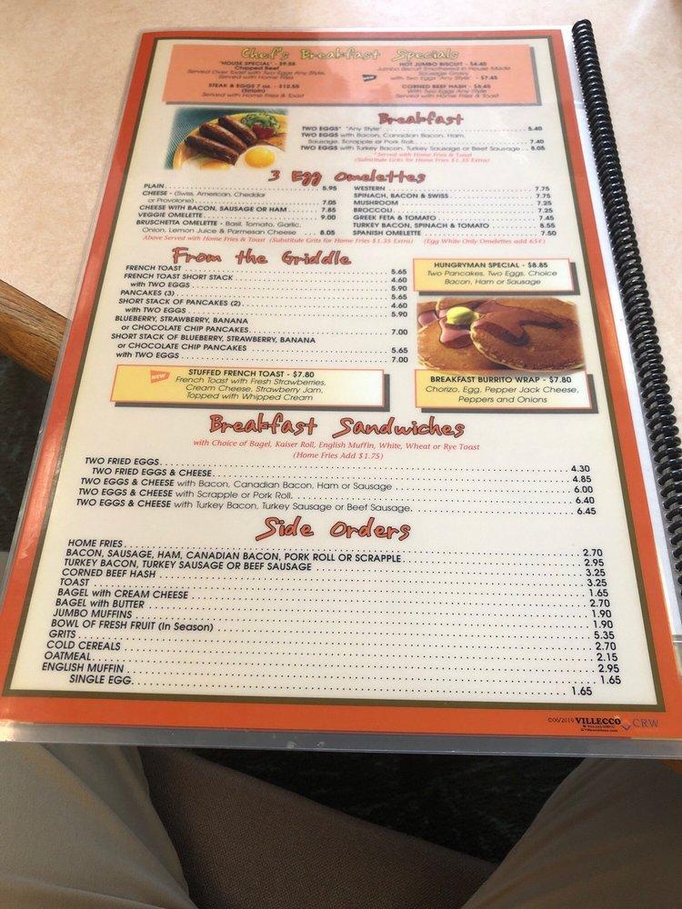 Menu at Perry's Cafe & Deli, Atlantic City