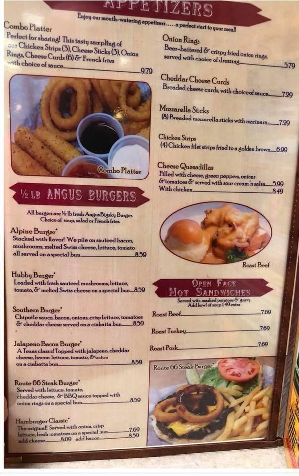 Menu at Friendship House Family Restaurant, Eagle River