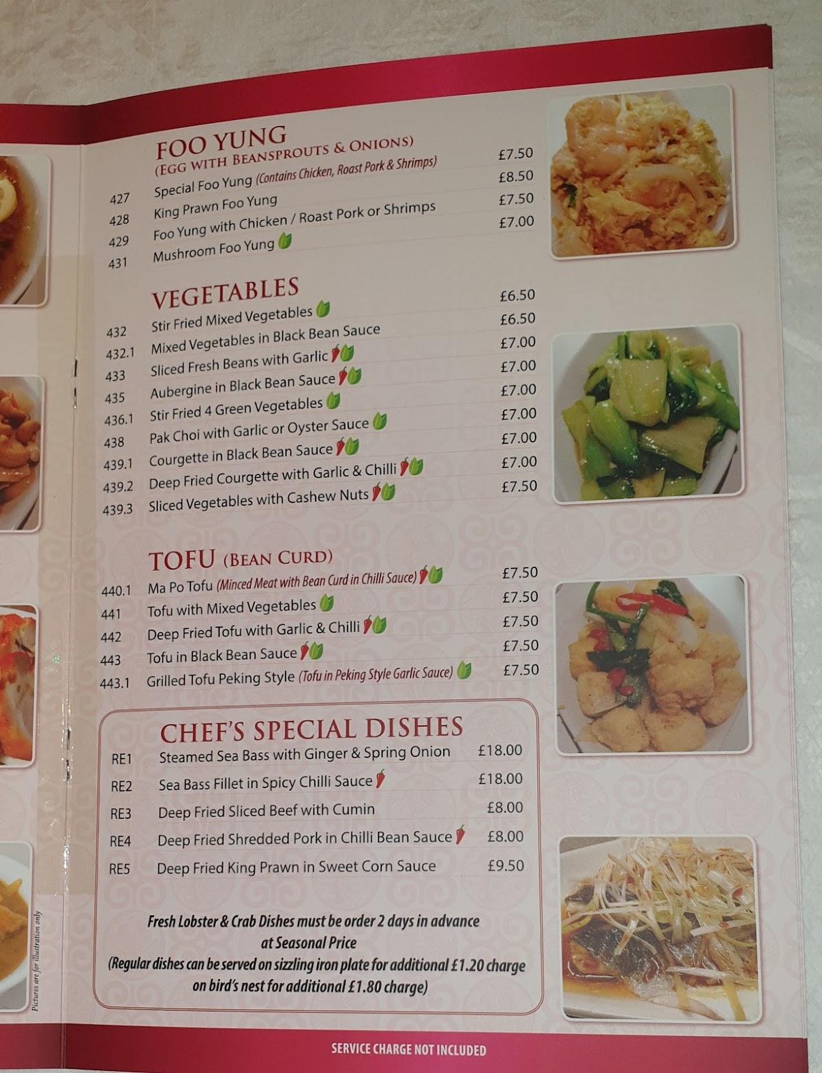 Menu at Golden Palace restaurant, Oxted, 40 Station Rd W