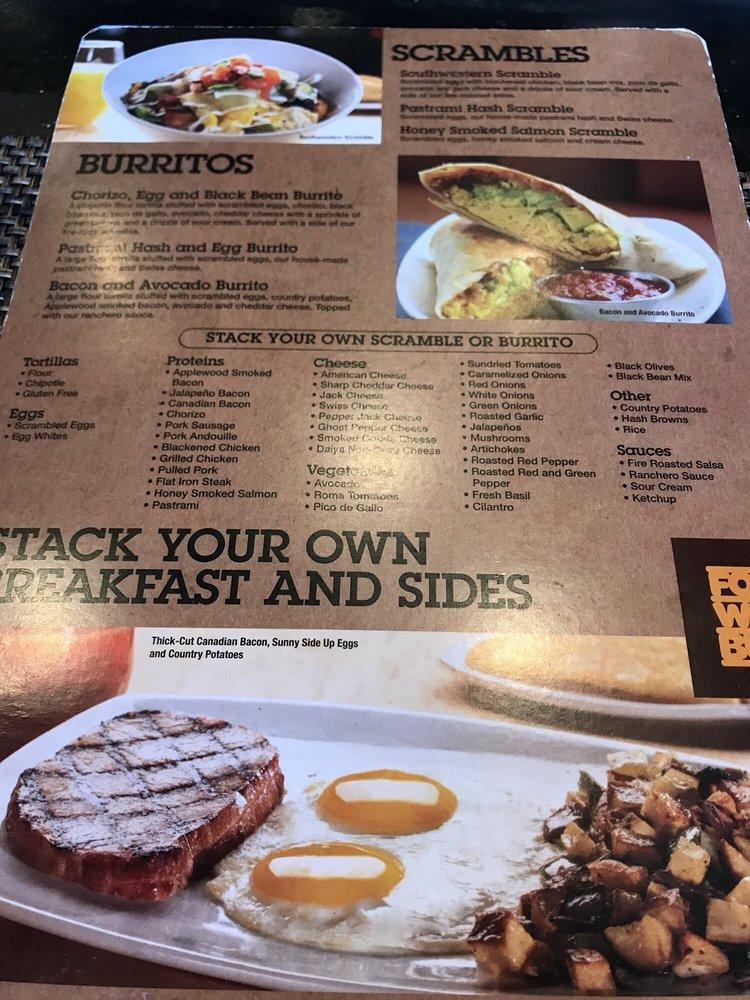 Menu at STACKED restaurant, Huntington Beach