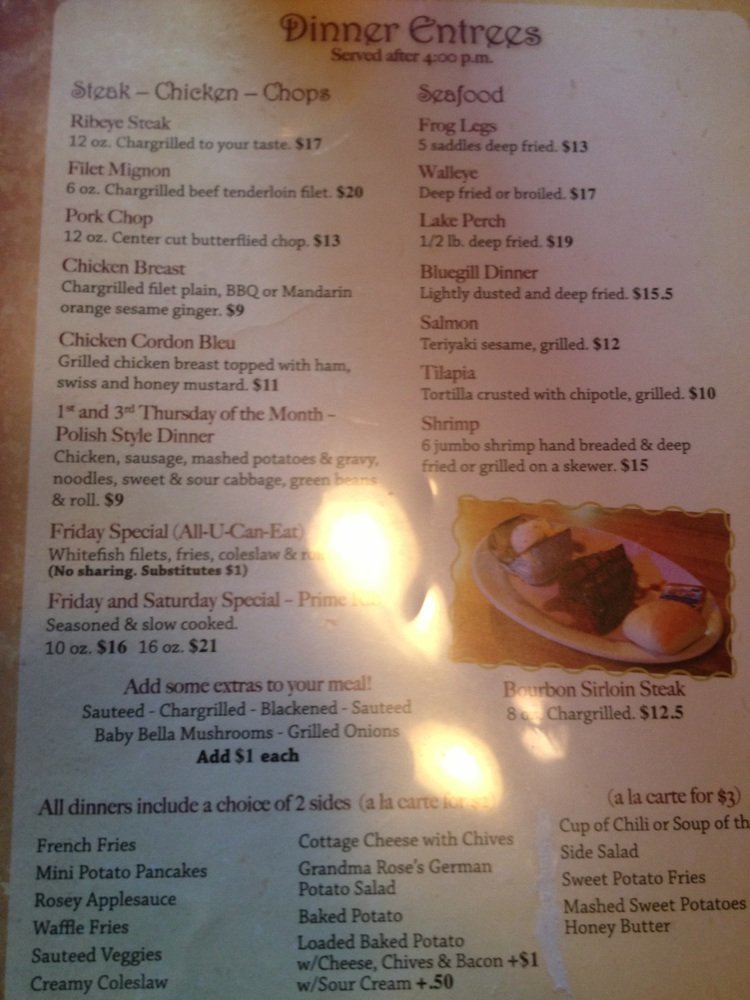 Menu at Pejza's Lydick Patio pub & bar, South Bend