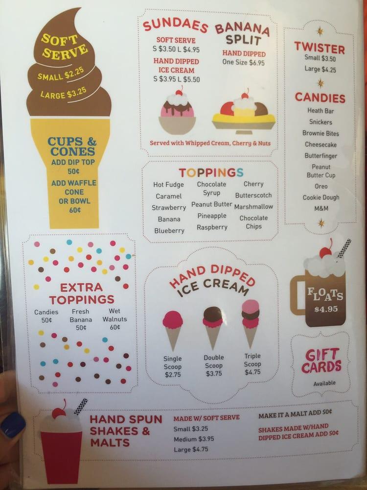 Menu at Shake Station restaurant, Ellenton