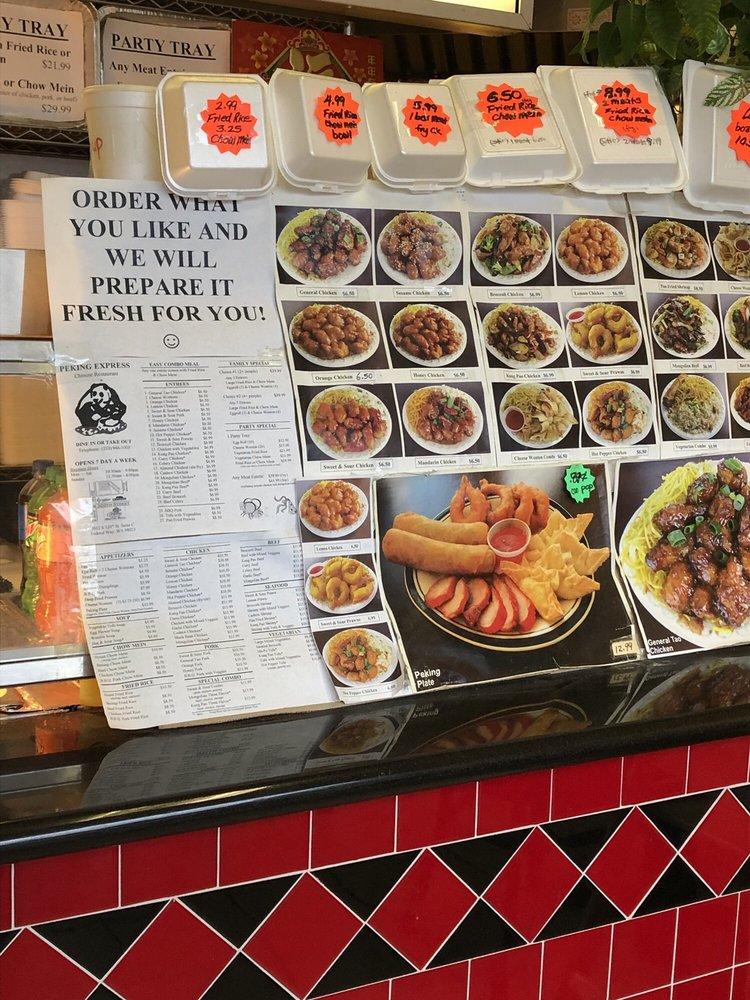 Menu at Peking Express restaurant, Federal Way, S 320th St