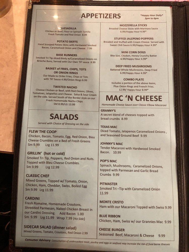 Menu at Entiat Pub and Grub, Entiat, Sr 97a