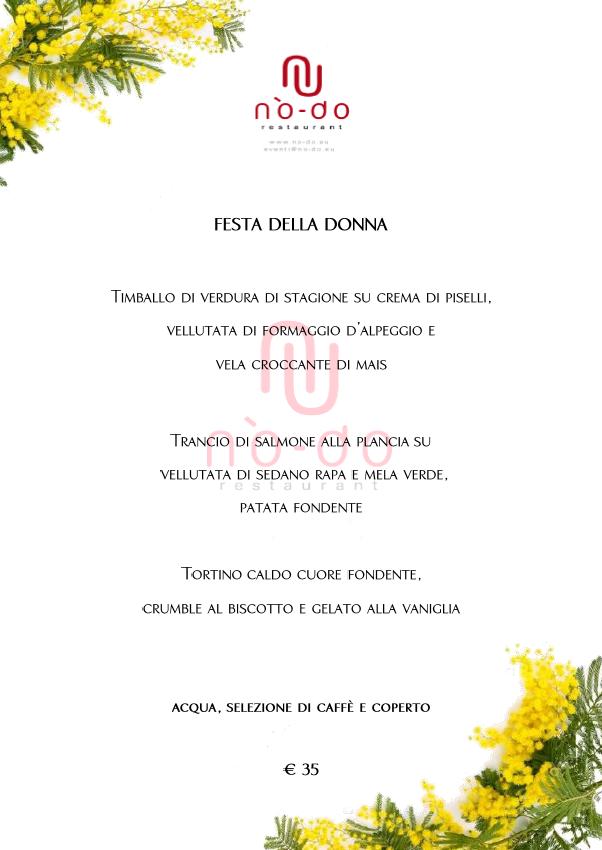 Speisekarte von Nò-do Restaurant, Paratico