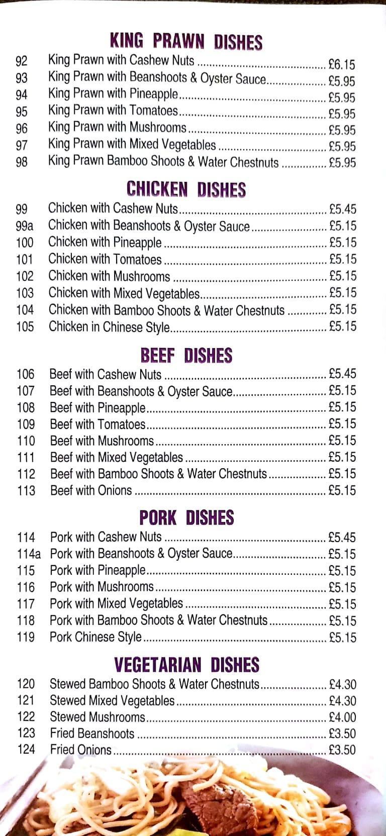 Menu at Gilda Fish Bar, Bristol