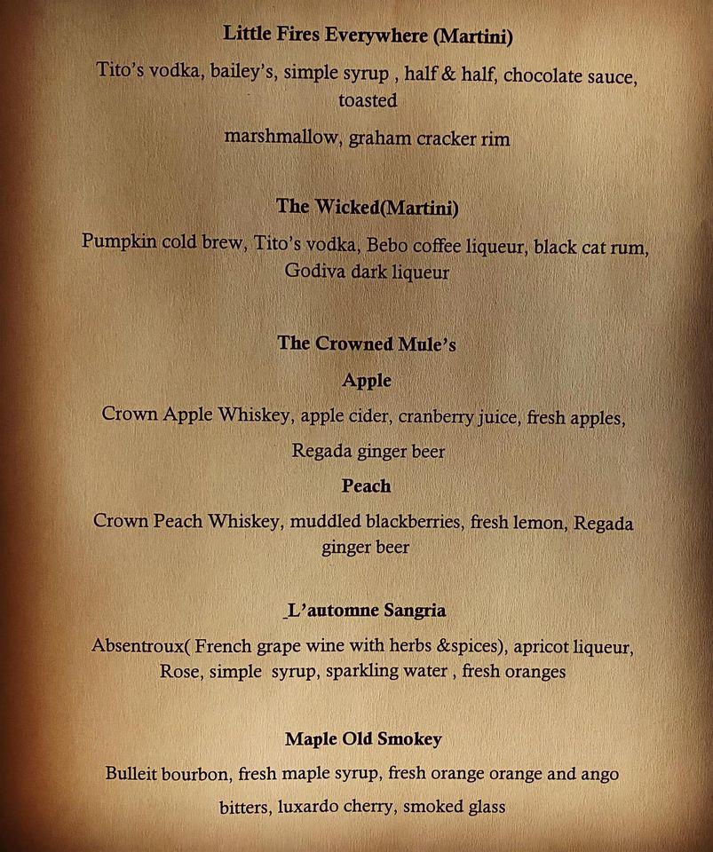 Menu at J. Corks pub & bar, Greensburg, 25 E Pittsburgh St