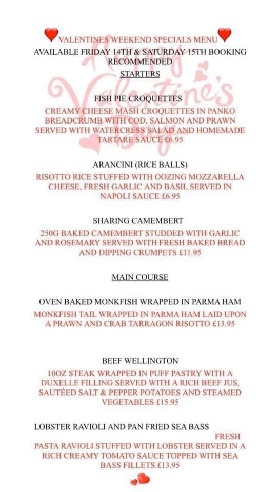 Menu at Stapylton SteakHouse, Seaham, The Village