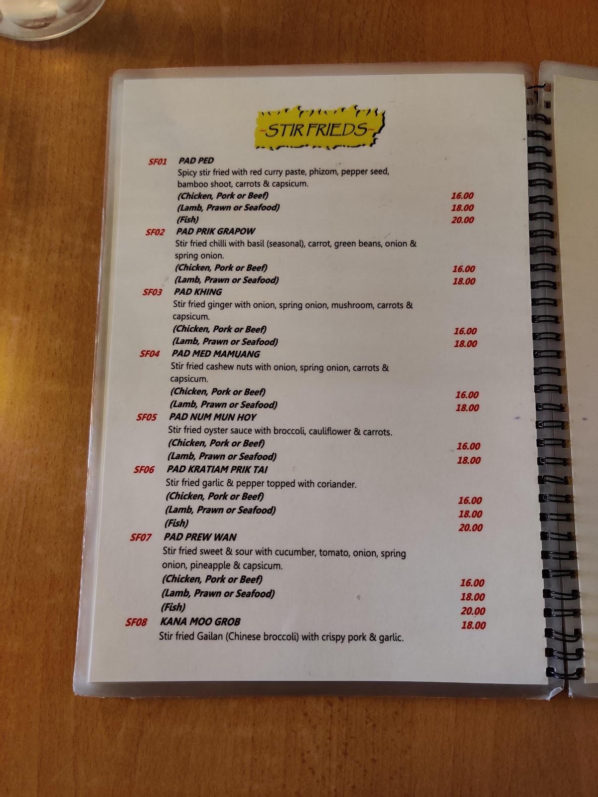 Menu at Zap 2 Balmoral restaurant, Auckland