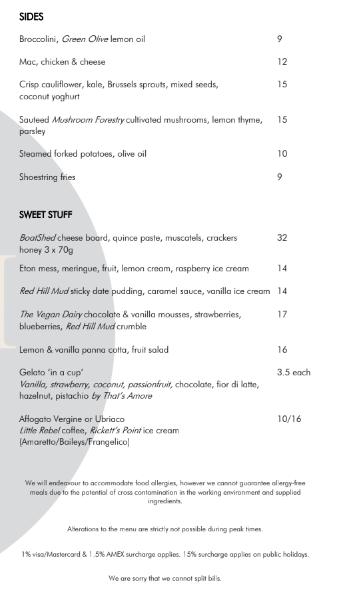 Menu at The Epicurean Kitchen, Balnarring restaurant, Balnarring