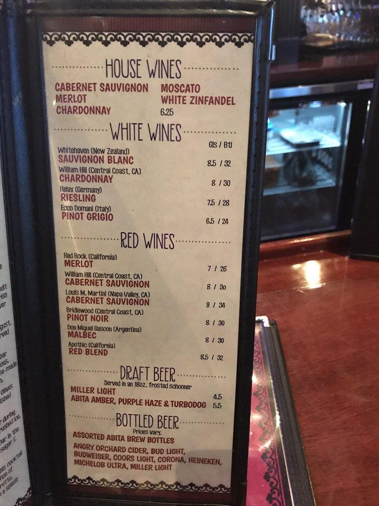 Carta del postres Tibby's New Orleans Kitchen, Brandon