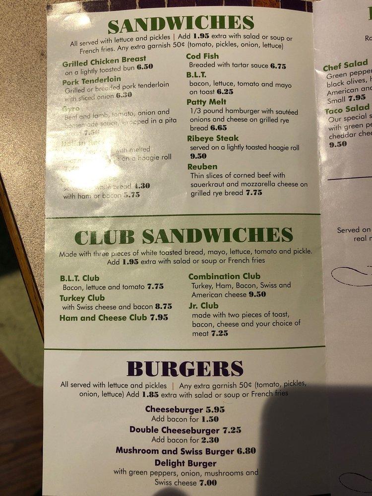 Menu at Reflections Family Restaurant, Casey