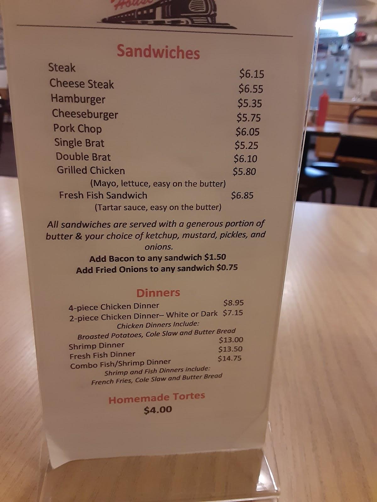 Menu at The Northwestern House pub & bar, Sheboygan
