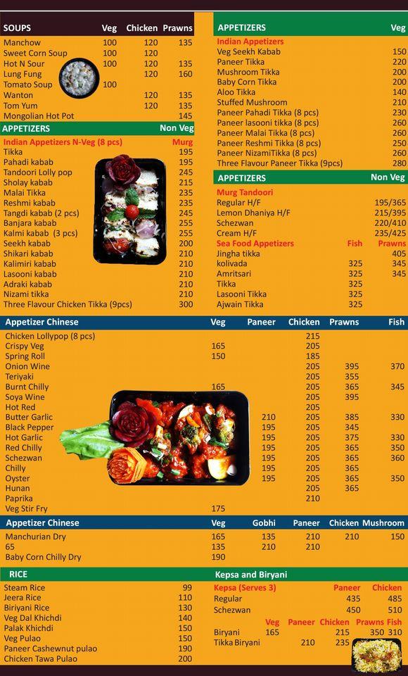 Menu at Grub Spot "Food Fantasm", Mumbai