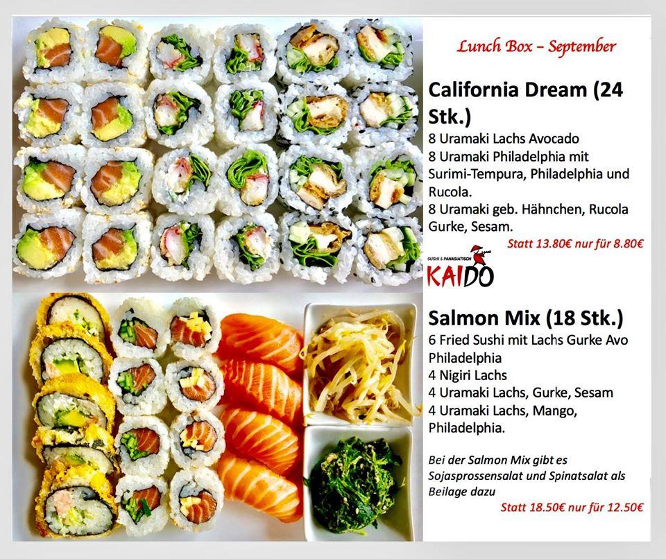 Menu at Kaido restaurant, Coburg