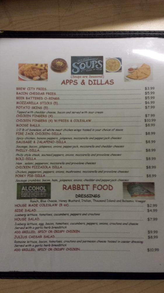 Menu at Mansion House pub & bar, Watsontown