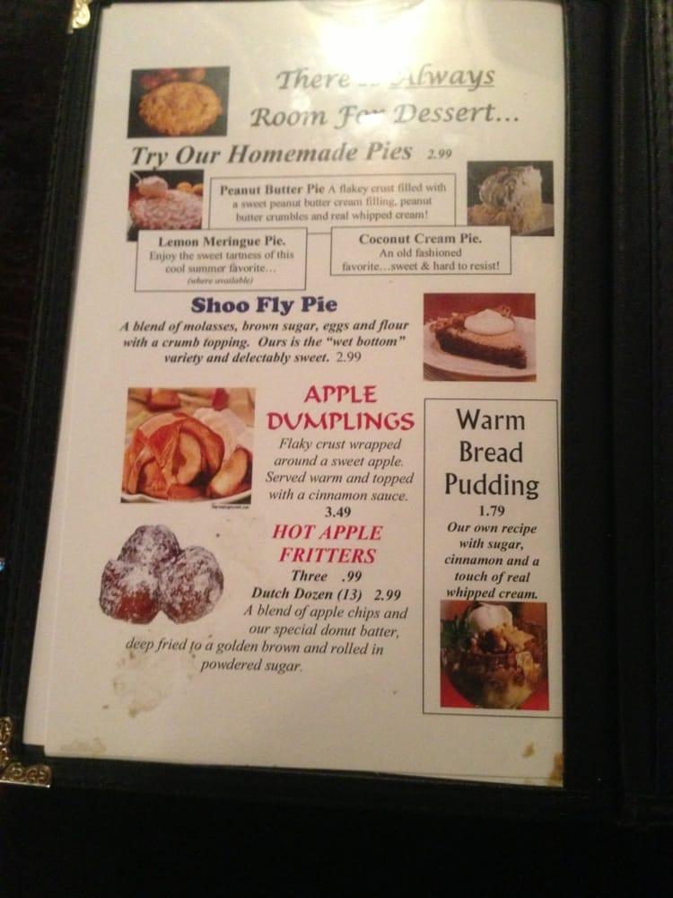 Menu at Dutch Pantry Family Restaurant, Clearfield