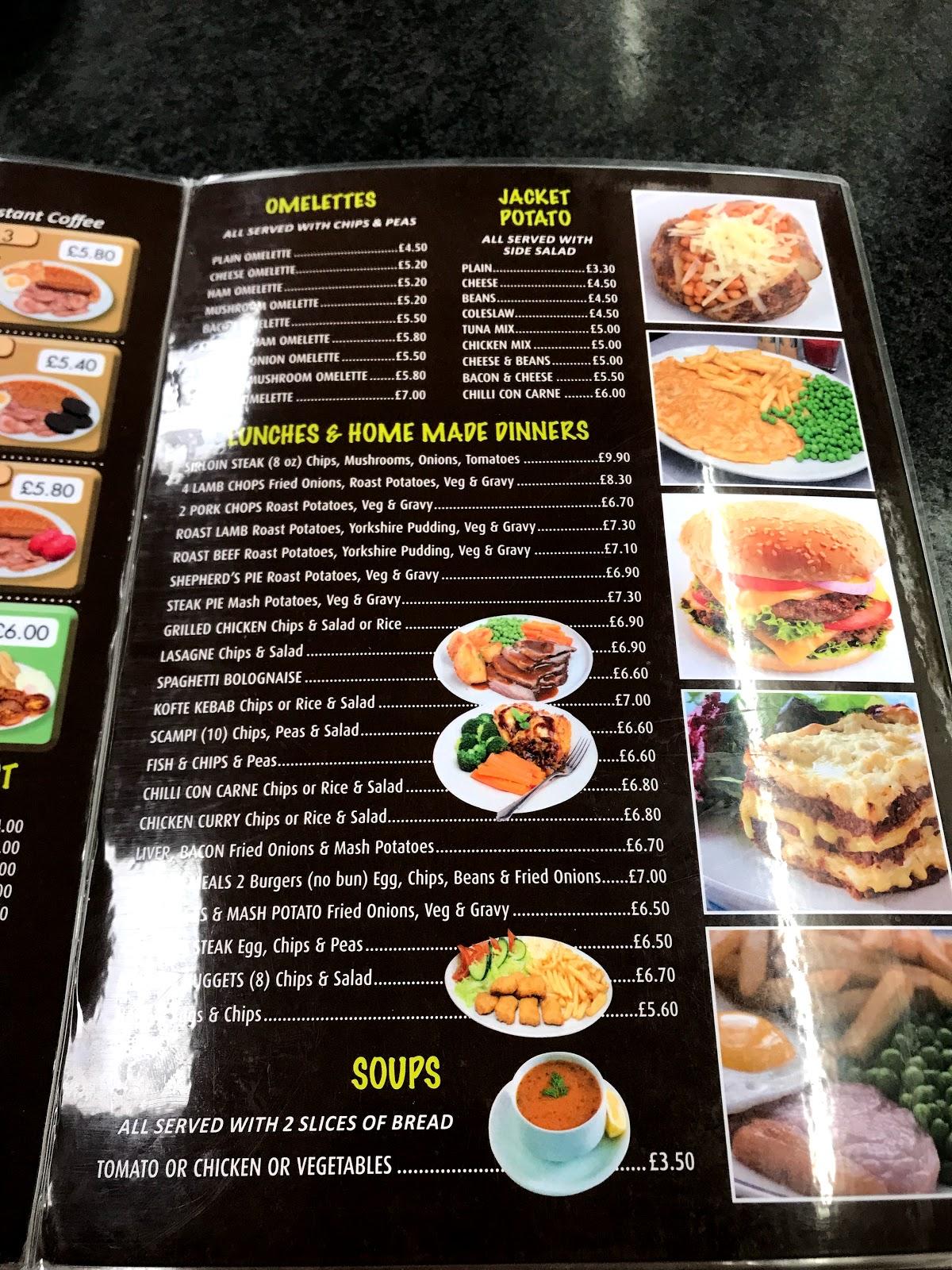 Menu at Megabreakfast Cafe Bromley, Bromley