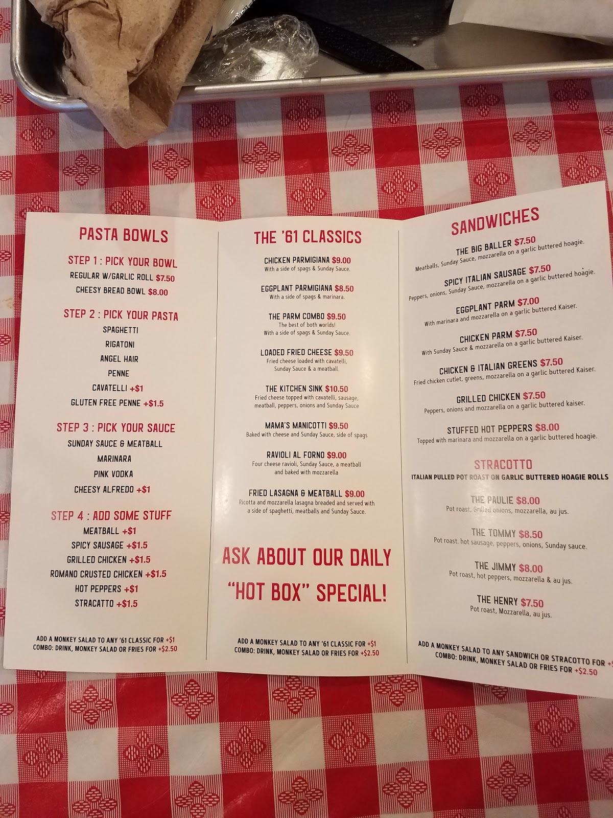 Menu at Antone's Kitchen pub & bar, Boardman, Boardman-Canfield Rd