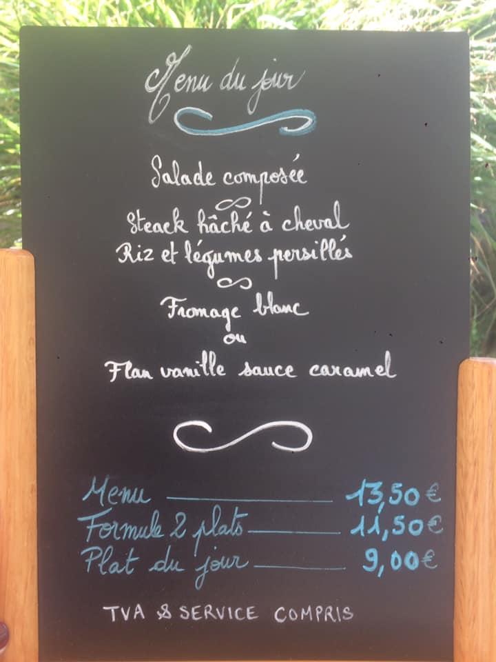 Menu at Le Petit Détour restaurant, Têche, 470 Le Village