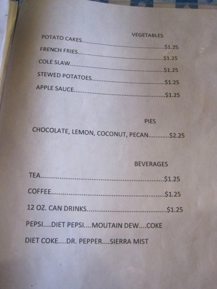 Menu at Cypress Grill restaurant, Williamston