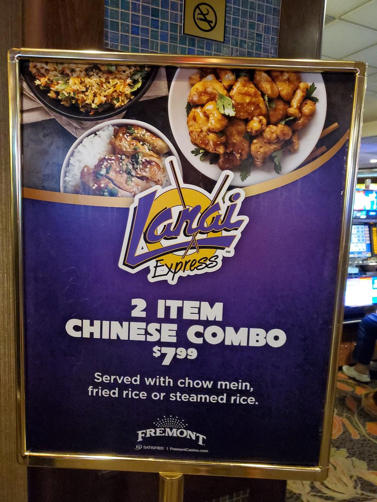 Menu at Lanai Express at Fremont Casino fast food, Las Vegas