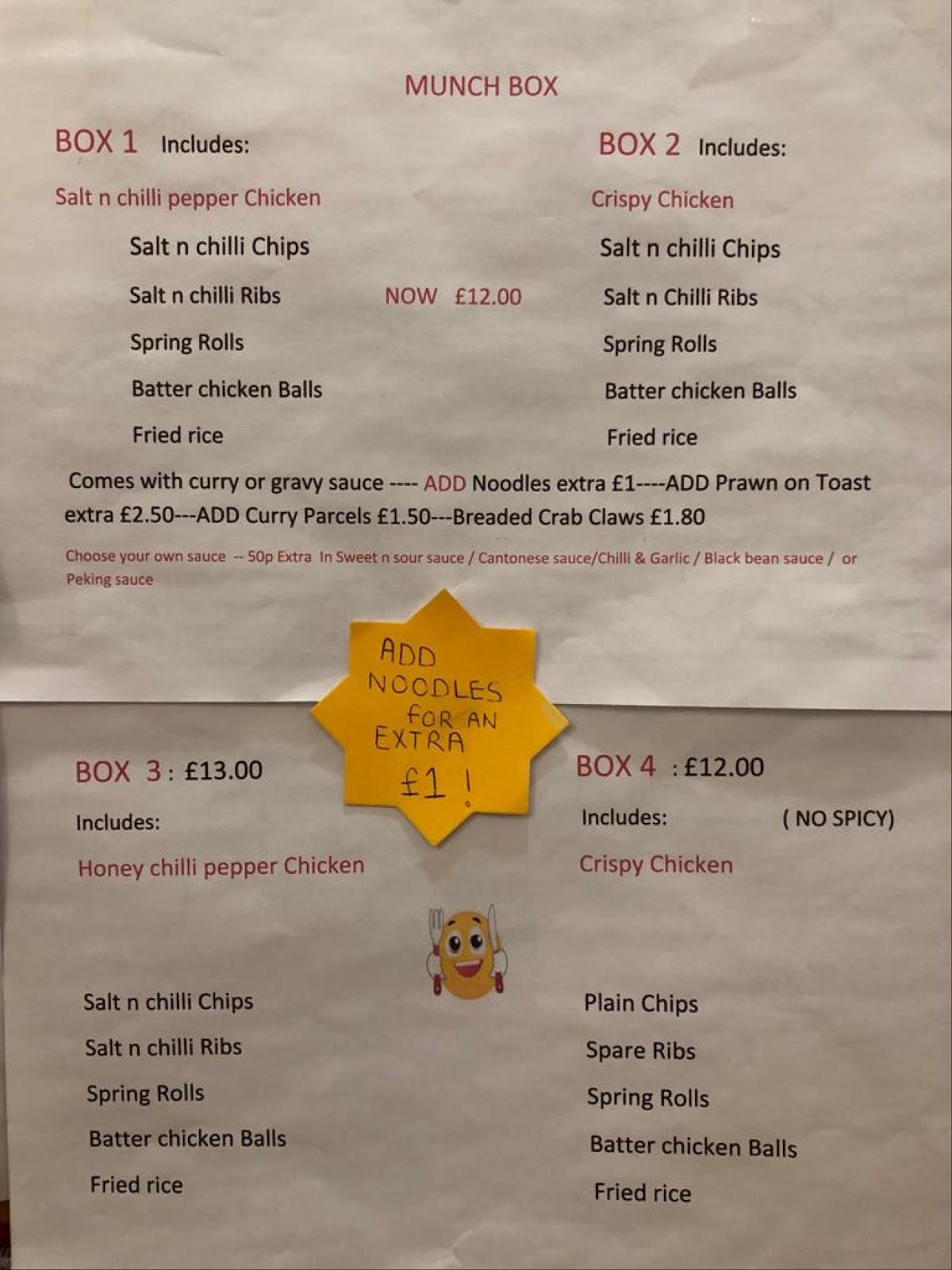 Menu at Dragon Pearl cottage Chinese take away restaurant, Newcastle ...