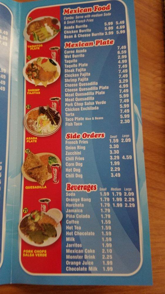 Menu at Golden Eagle Drive-In restaurant, Gardena, S Vermont Ave