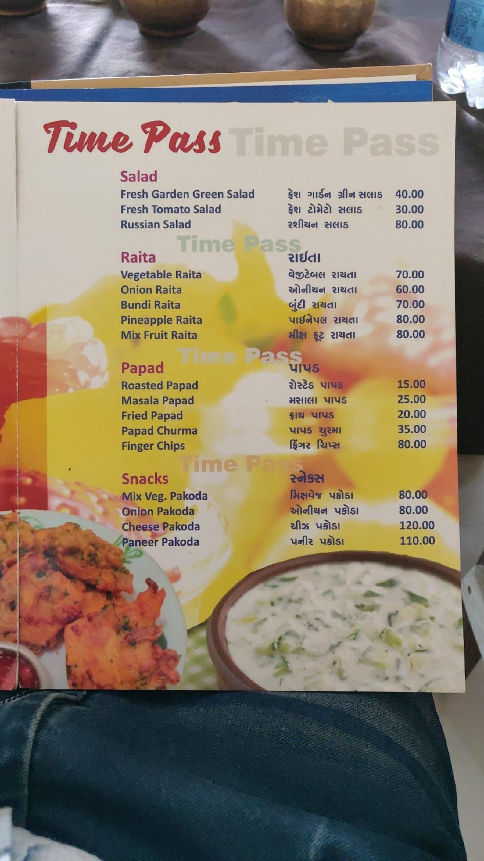 Menu at Oasis food, Mandvi, R9Q8+9RR