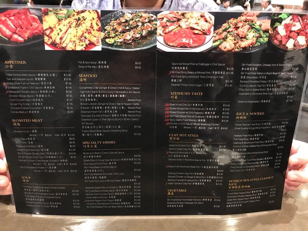 Menu at King Restaurant & Bar, Honolulu
