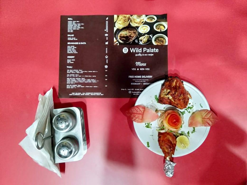 Menu at Wild Palate, Greater Noida