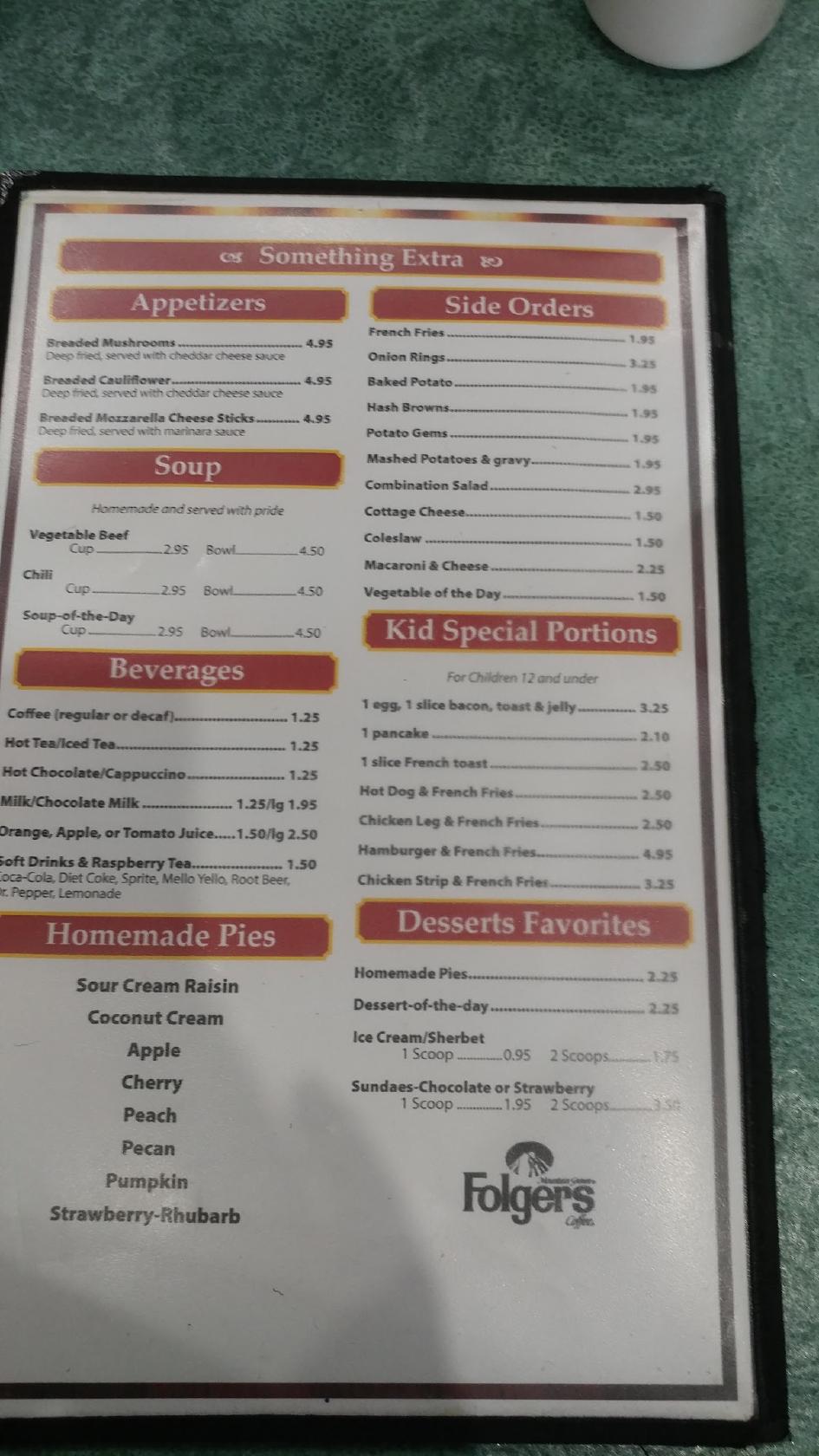 Menu at Stack 'N Steak Family Restaurant, Columbus