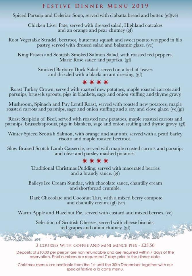 Menu at The Inn at Torbrex pub & bar, Stirling