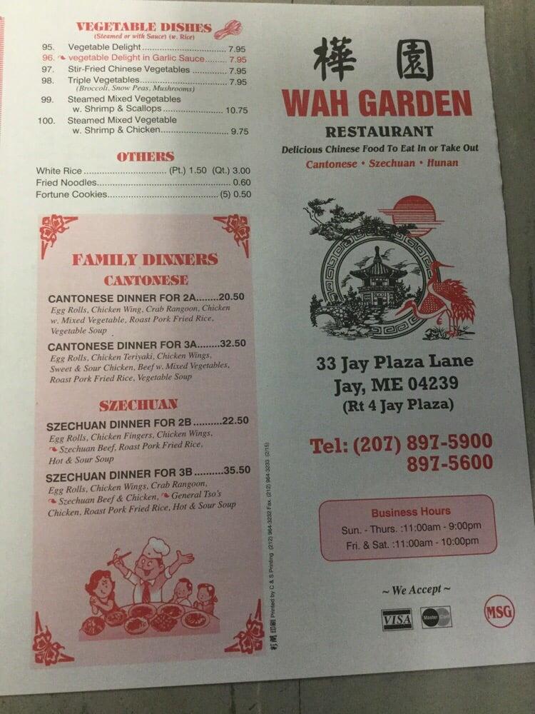 Wah Garden Jay Maine